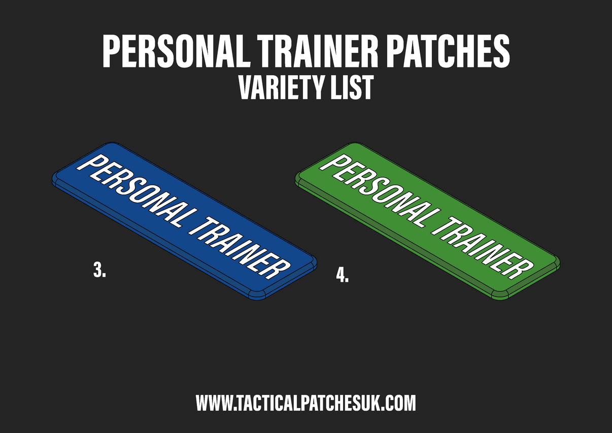 Personal Trainer Velcro Patches – tacticalpatchesuk
