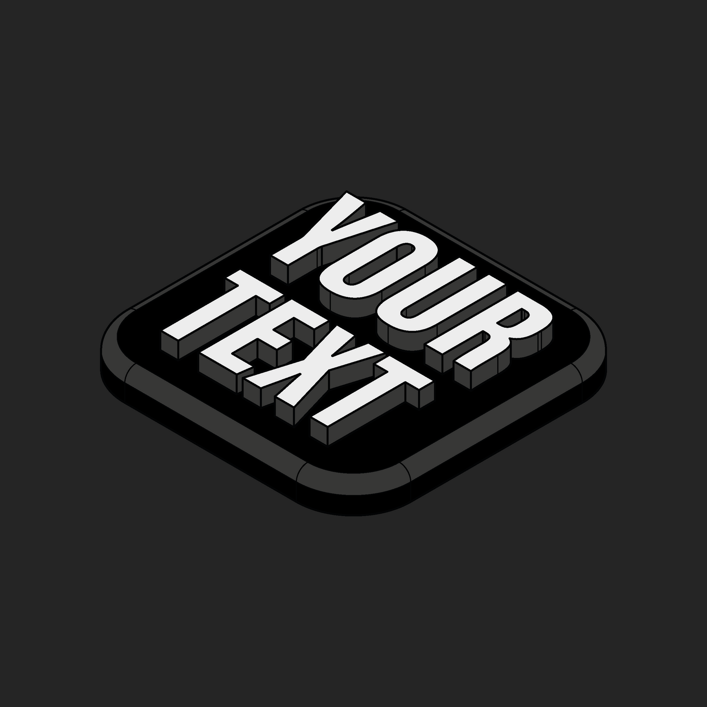 Custom Your Text Velcro Patches - TacticalPatchesUK - 1x1 ...