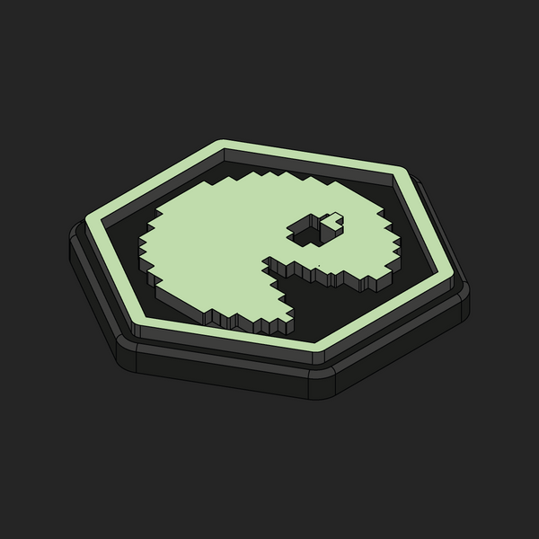 Glow In The Dark Afo Hexagon Velcro Patch Hexapatch Tacticalpatchesuk